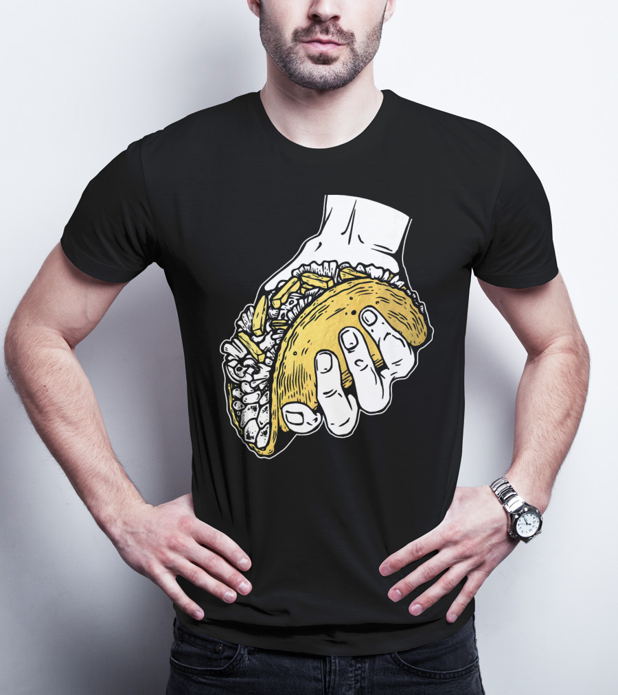 Taco Hand Holding Classic Street Food T-Shirt