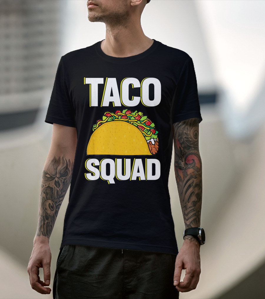 Taco Squad Funny Food Lover Team T-Shirt