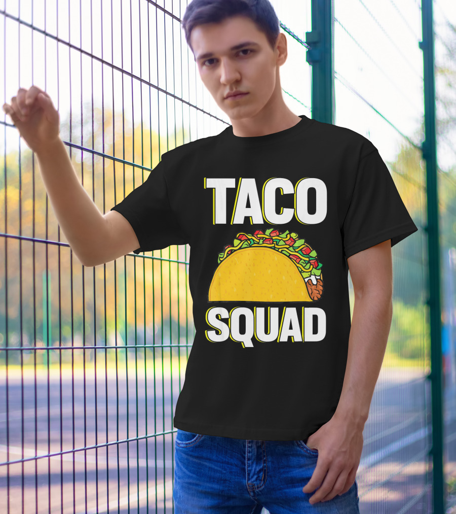 Taco Squad Funny Food Lover Team T-Shirt