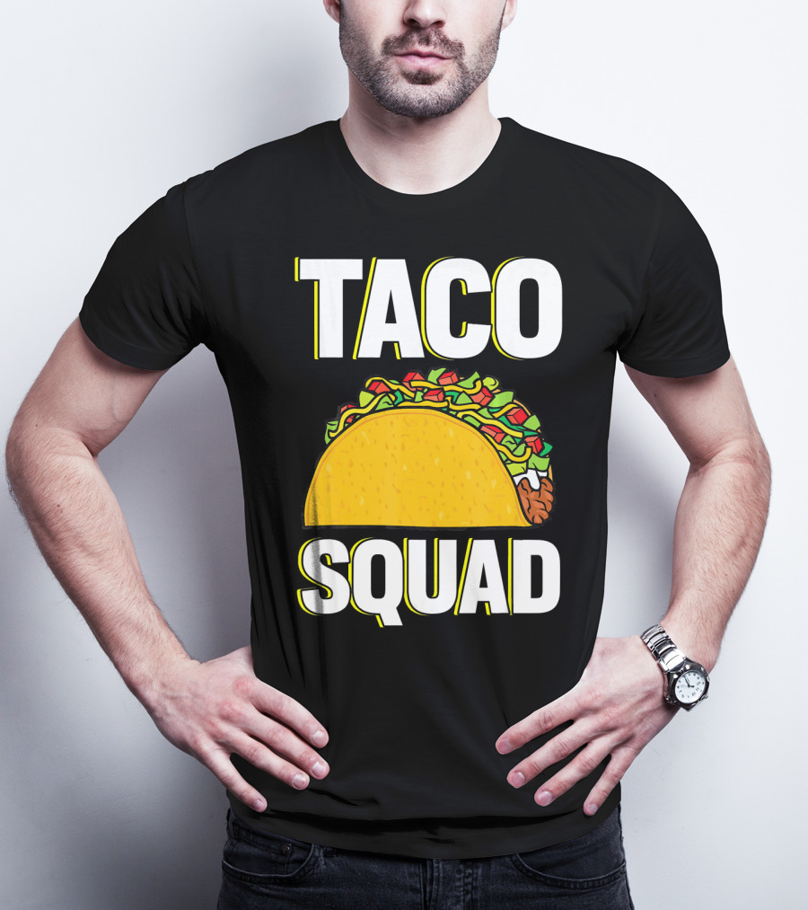 Taco Squad Funny Food Lover Team T-Shirt
