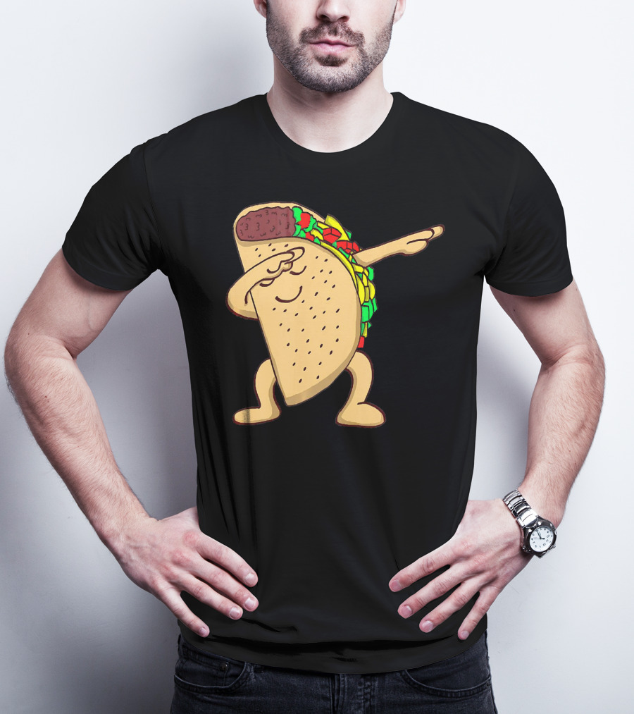 Funny Dabbing Taco Dance Pose T-Shirt