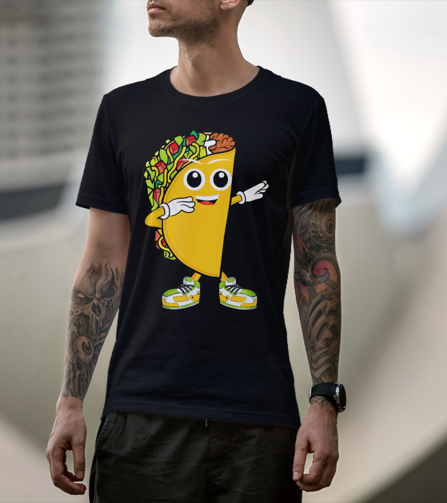 Dabbing Taco Dance Fun Celebrate Fiesta T-Shirt