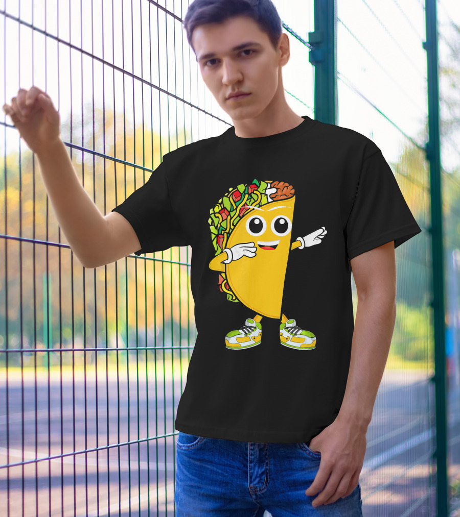 Dabbing Taco Dance Fun Celebrate Fiesta T-Shirt