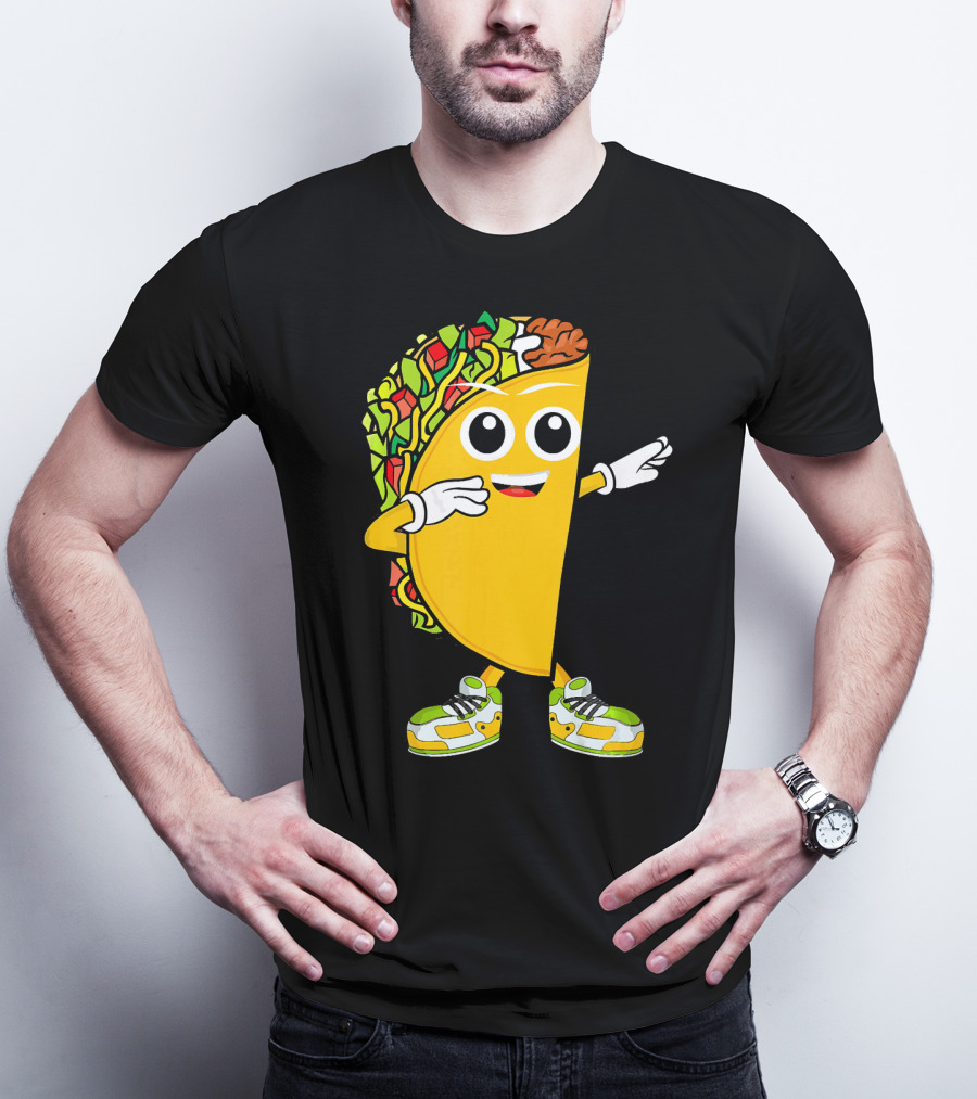 Dabbing Taco Dance Fun Celebrate Fiesta T-Shirt