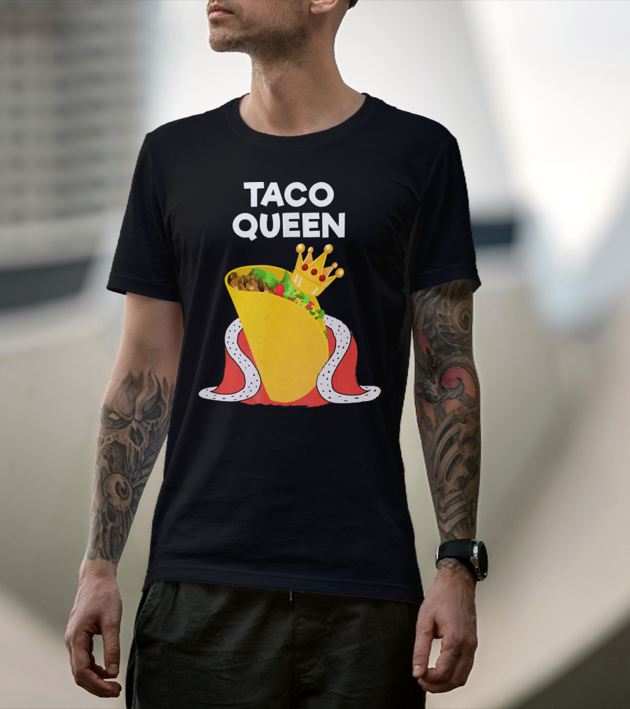 Taco Queen Royal Crowned Taco Tuesday T-Shirt