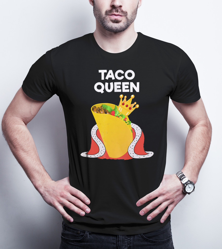 Taco Queen Royal Crowned Taco Tuesday T-Shirt