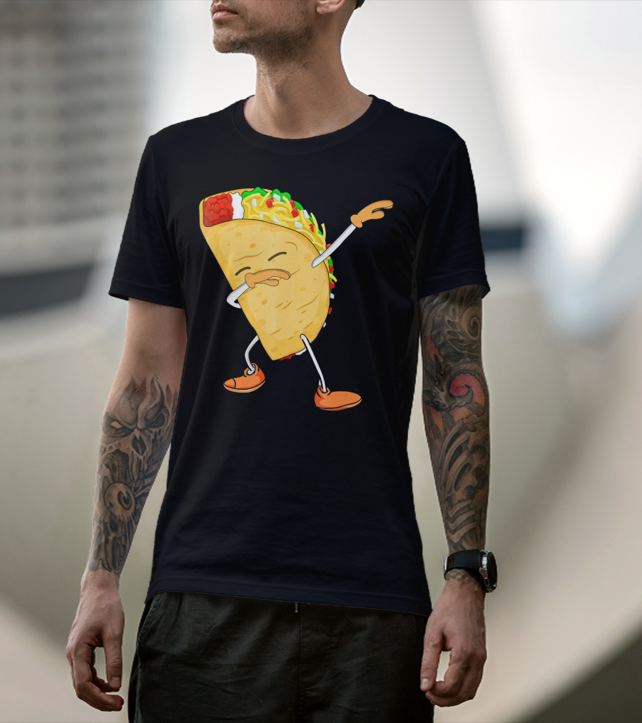 Dabbing Taco Mexican Food Lover Dance Fiesta T-Shirt