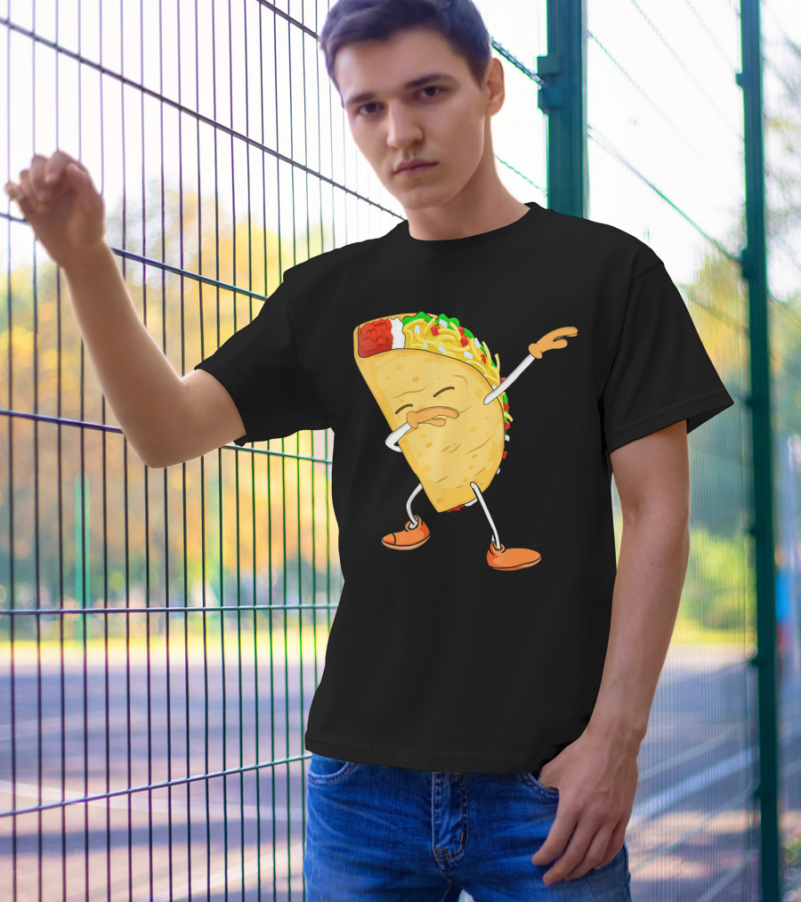 Dabbing Taco Mexican Food Lover Dance Fiesta T-Shirt