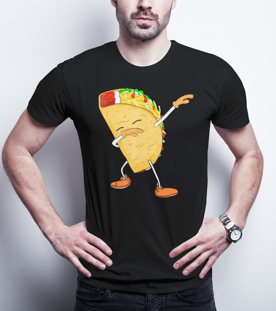 Dabbing Taco Mexican Food Lover Dance Fiesta T-Shirt