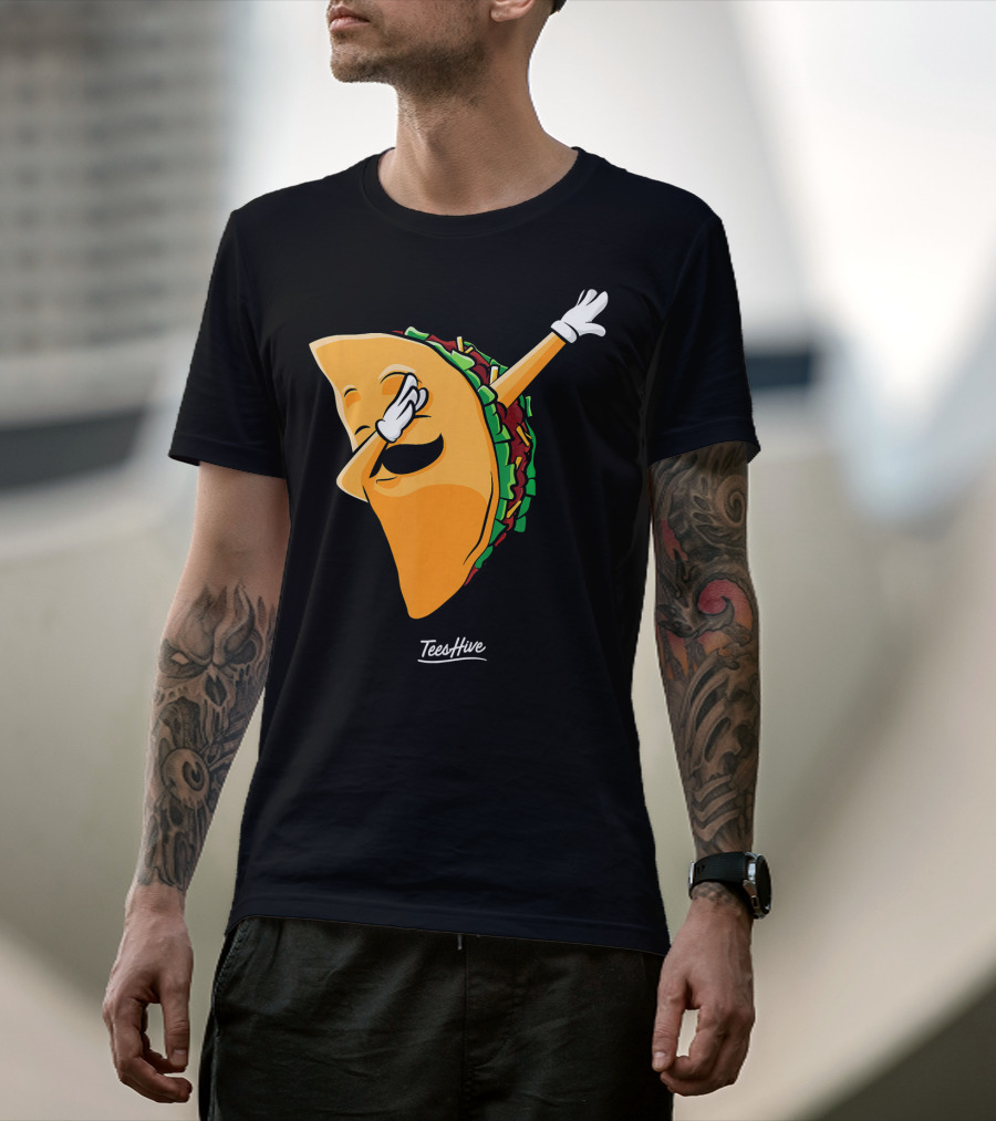 Dabbing Taco TeesHive Dab Dancing Taco Time T-Shirt