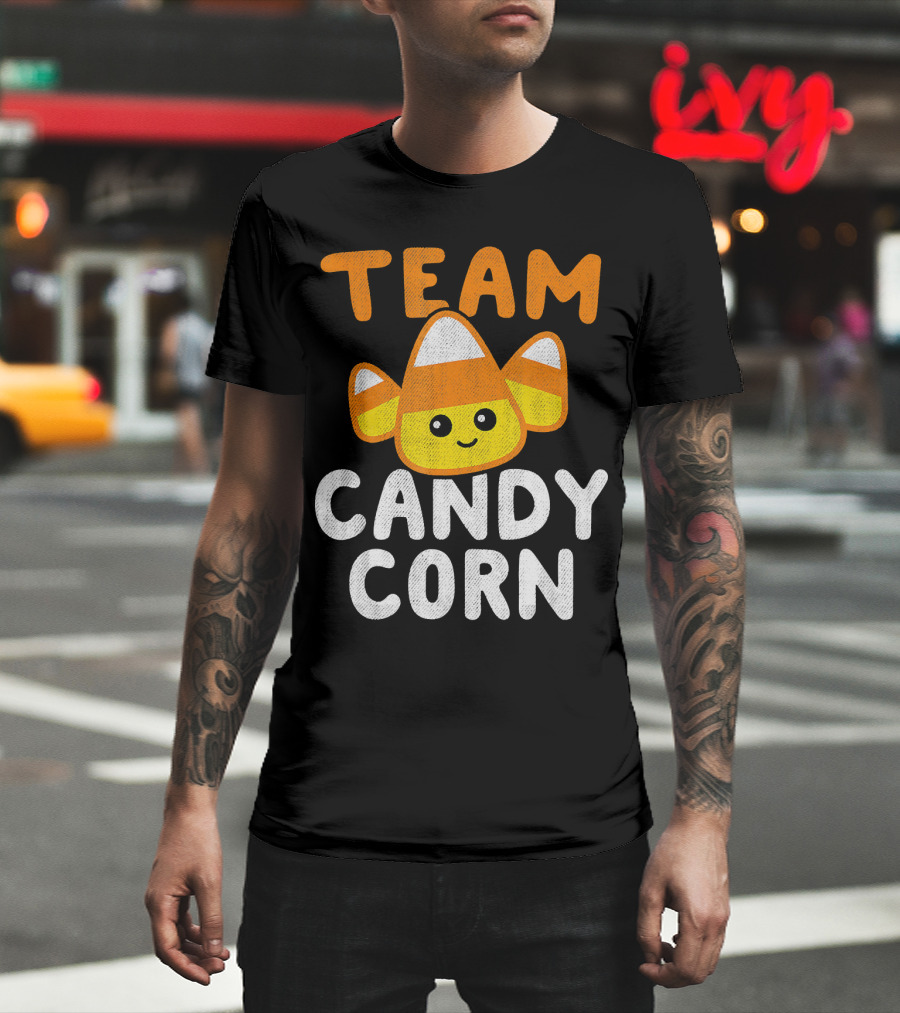 TEAM CANDY CORN Halloween T-Shirt