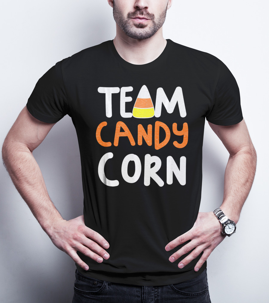 Team Candy Corn Halloween Treat Enthusiasts T-Shirt