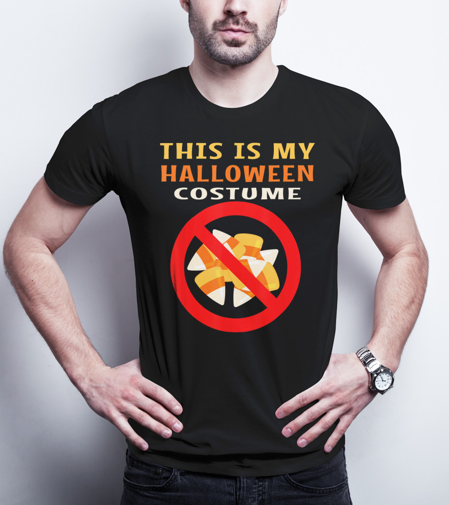 This Is My Halloween Costume Ban Candy Corn T-Shirt