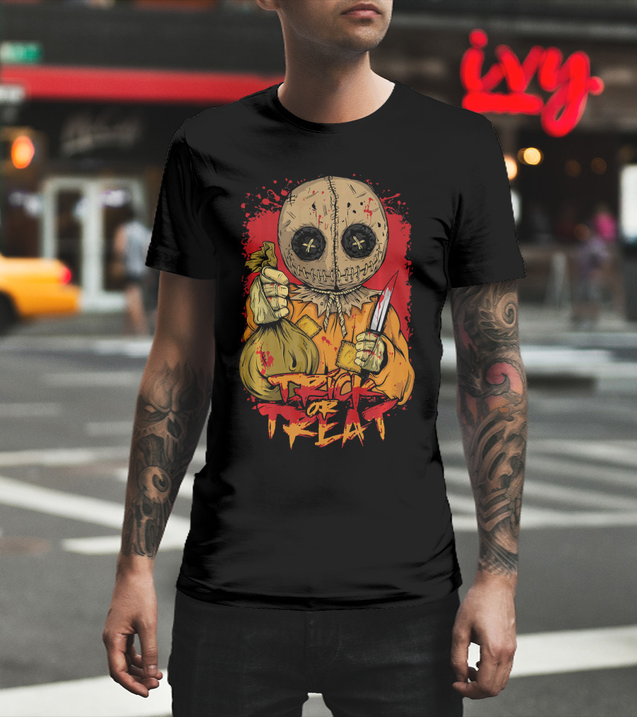 Trick Or Treat Halloween Horror Ghost Scary T-Shirt