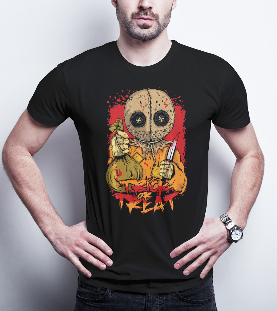 Trick Or Treat Halloween Horror Ghost Scary T-Shirt