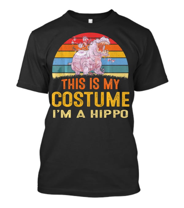 This Is My Costume I'm A Hippo T-Shirt
