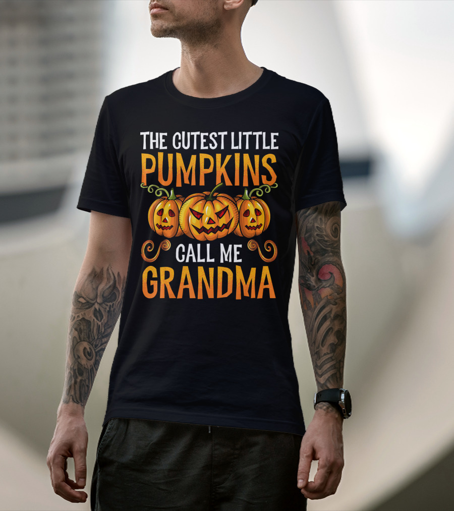 The Cutest Little Pumpkins Call Me Grandma T-Shirt