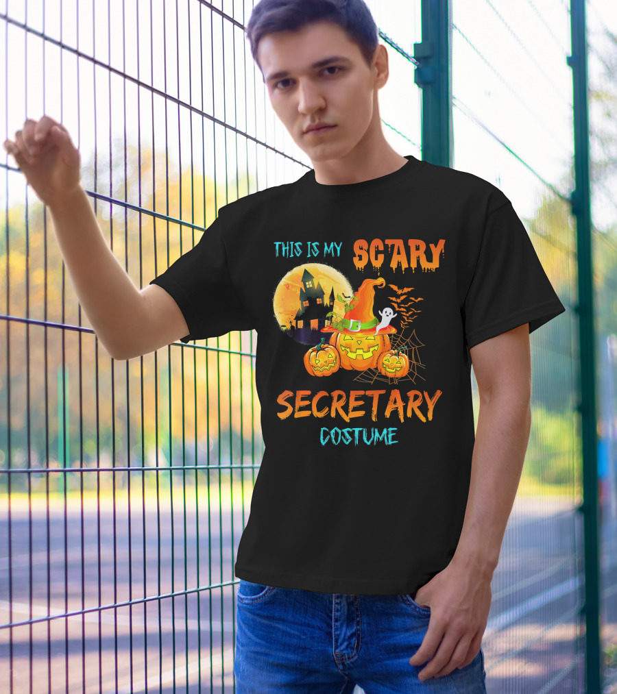 This Is My Scary Secretary Costume T-Shirt