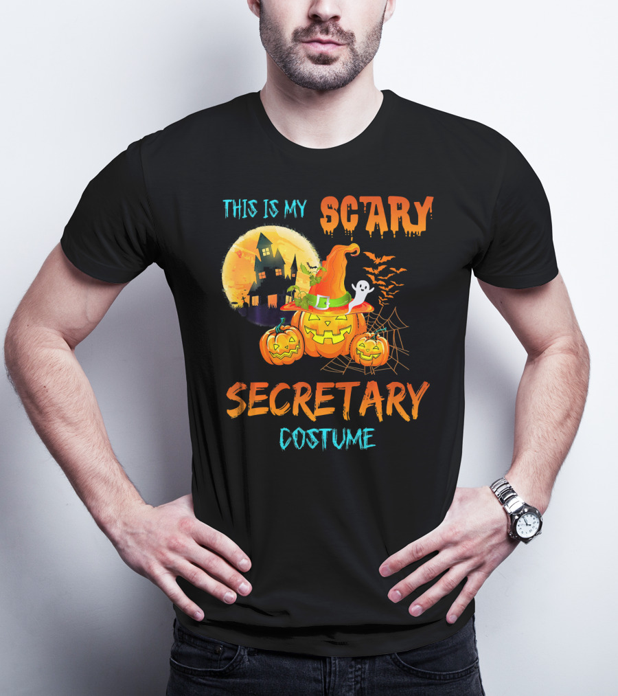 This Is My Scary Secretary Costume T-Shirt