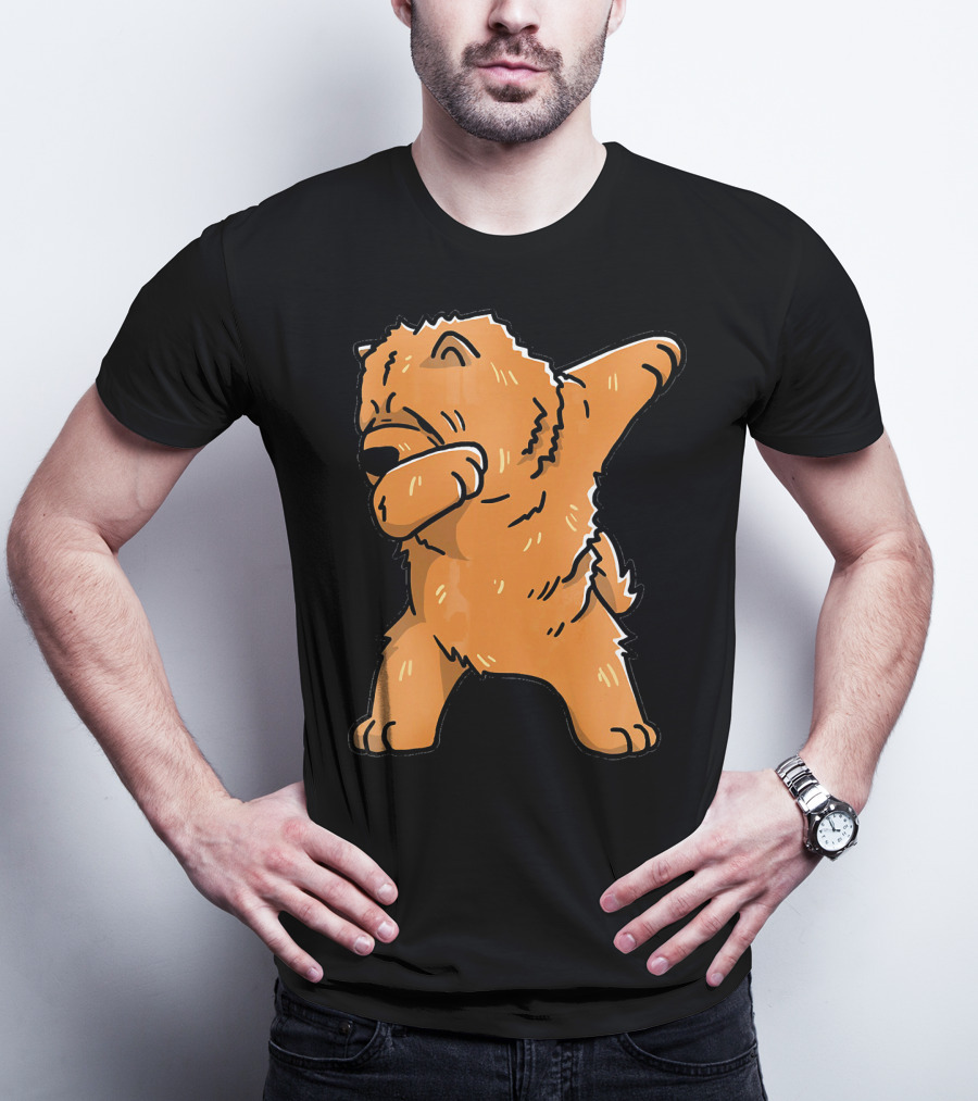 Chow Chow Dabbing Dog Cartoon T-Shirt