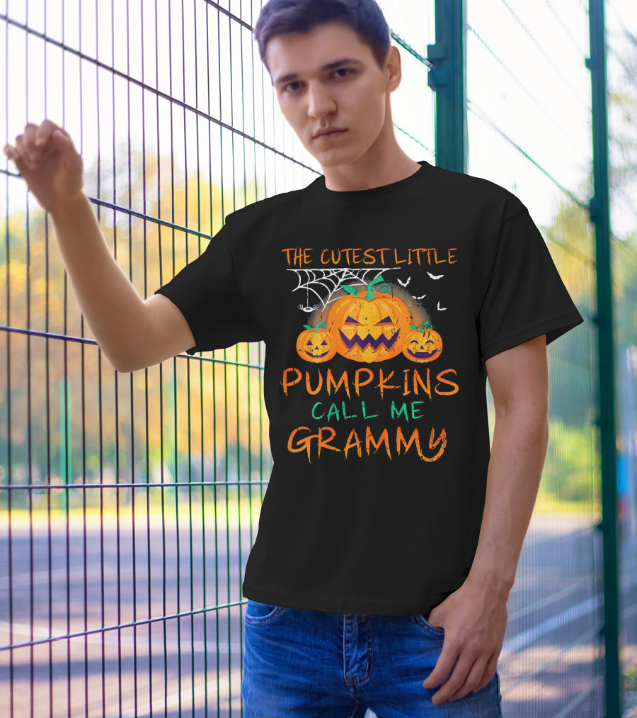 The Cutest Little Pumpkins Call Me Grammy T-Shirt
