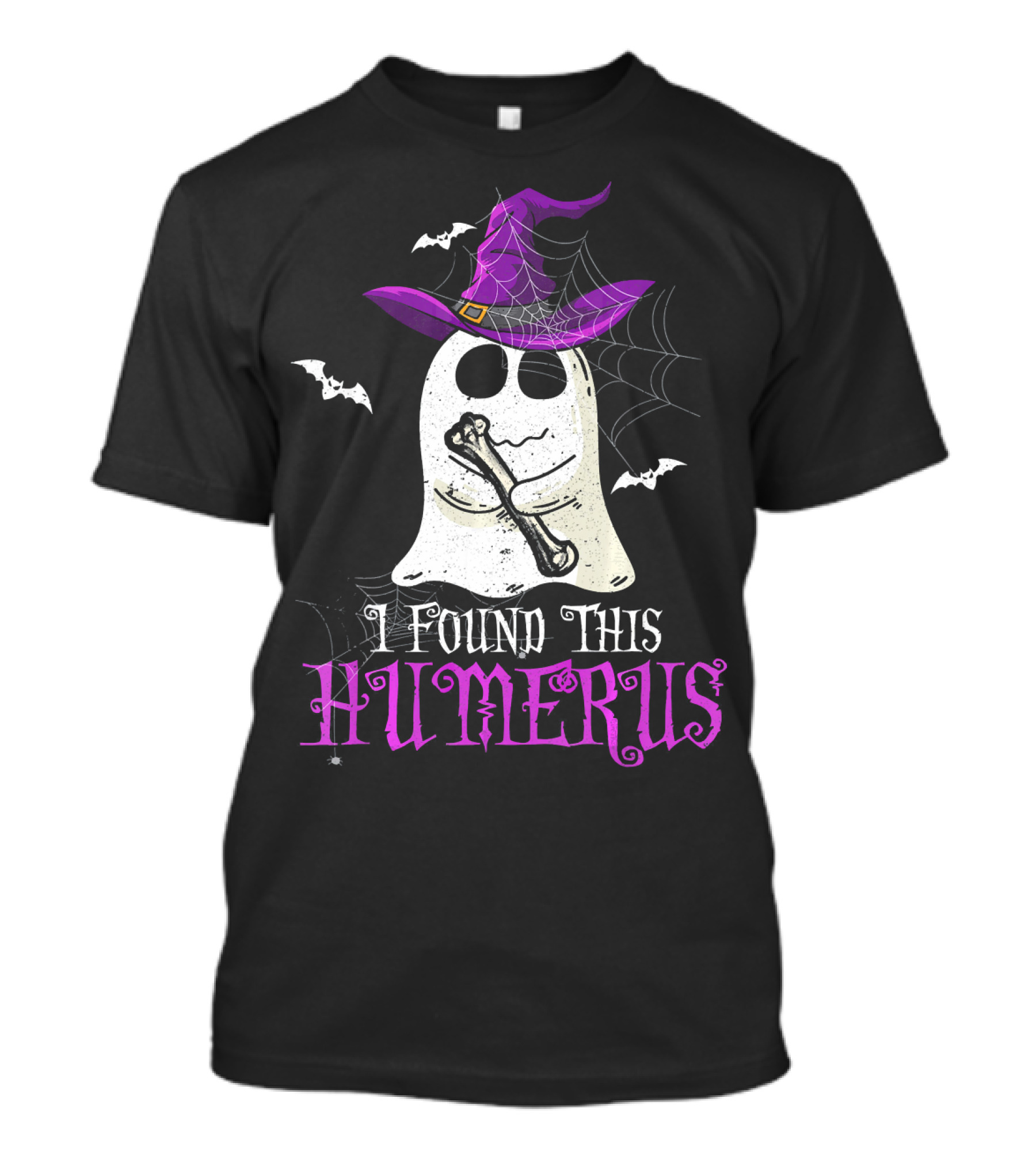 I Found This Humerus Funny Halloween Ghost Costume T-Shirt