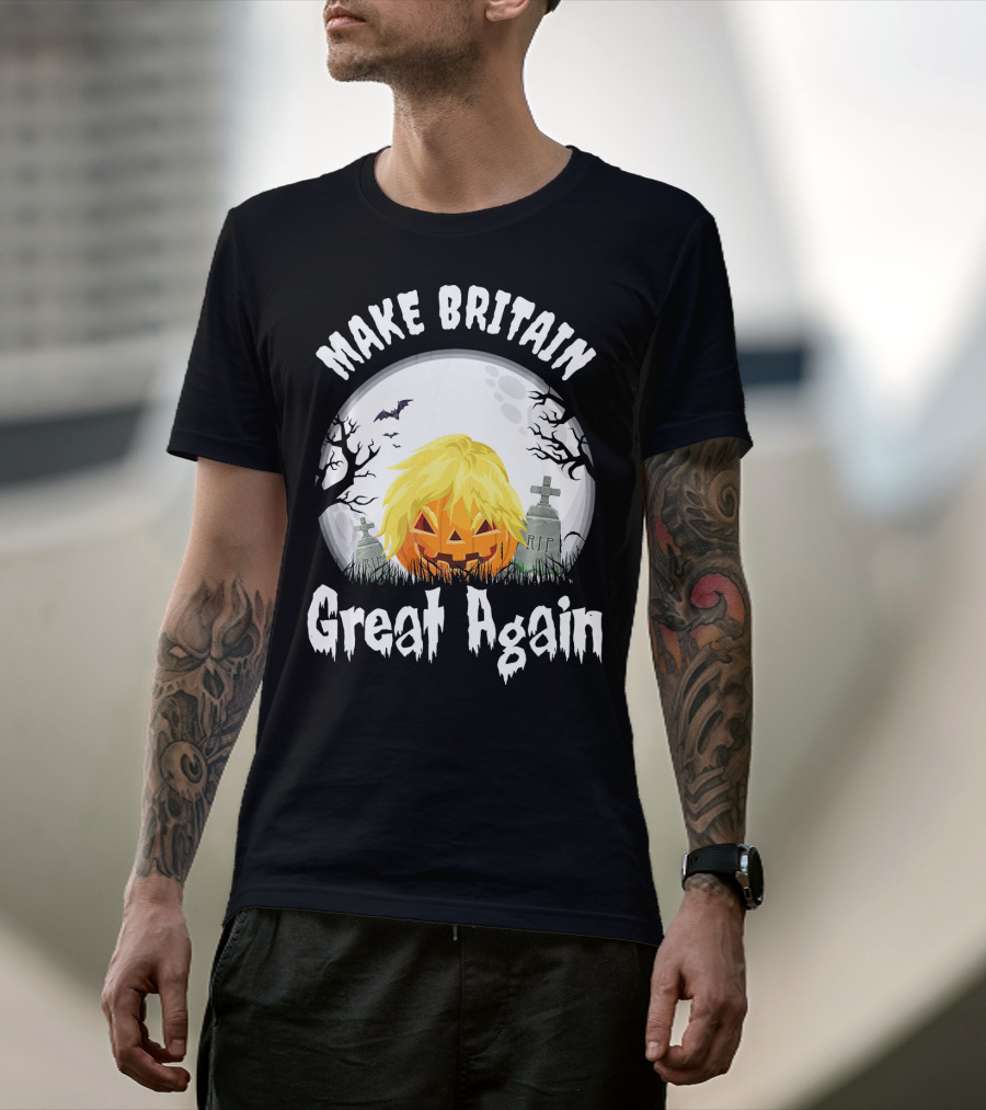 Make Britain Great Again Halloween Brexit Pumpkin T-Shirt