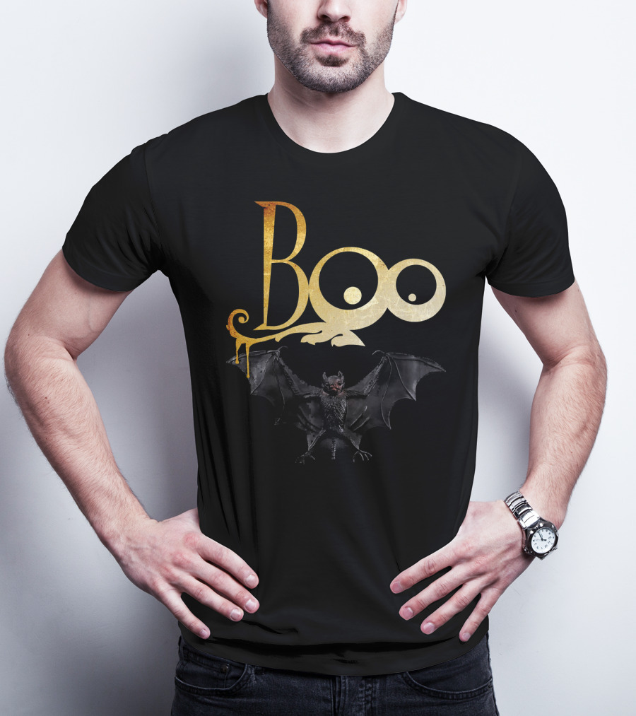 Boo Halloween Cool Bat Spooky Night T-Shirt
