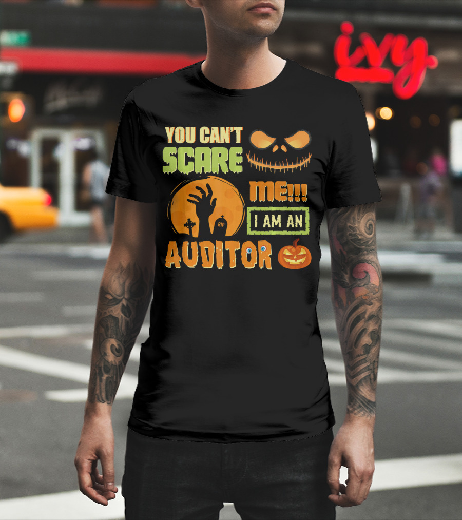 Halloween You Can't Scare Me I Am An Auditor T-Shirt