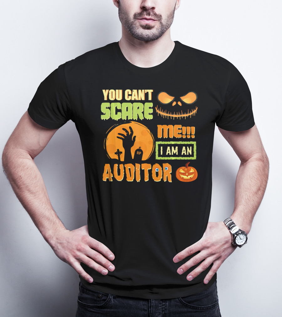 Halloween You Can't Scare Me I Am An Auditor T-Shirt