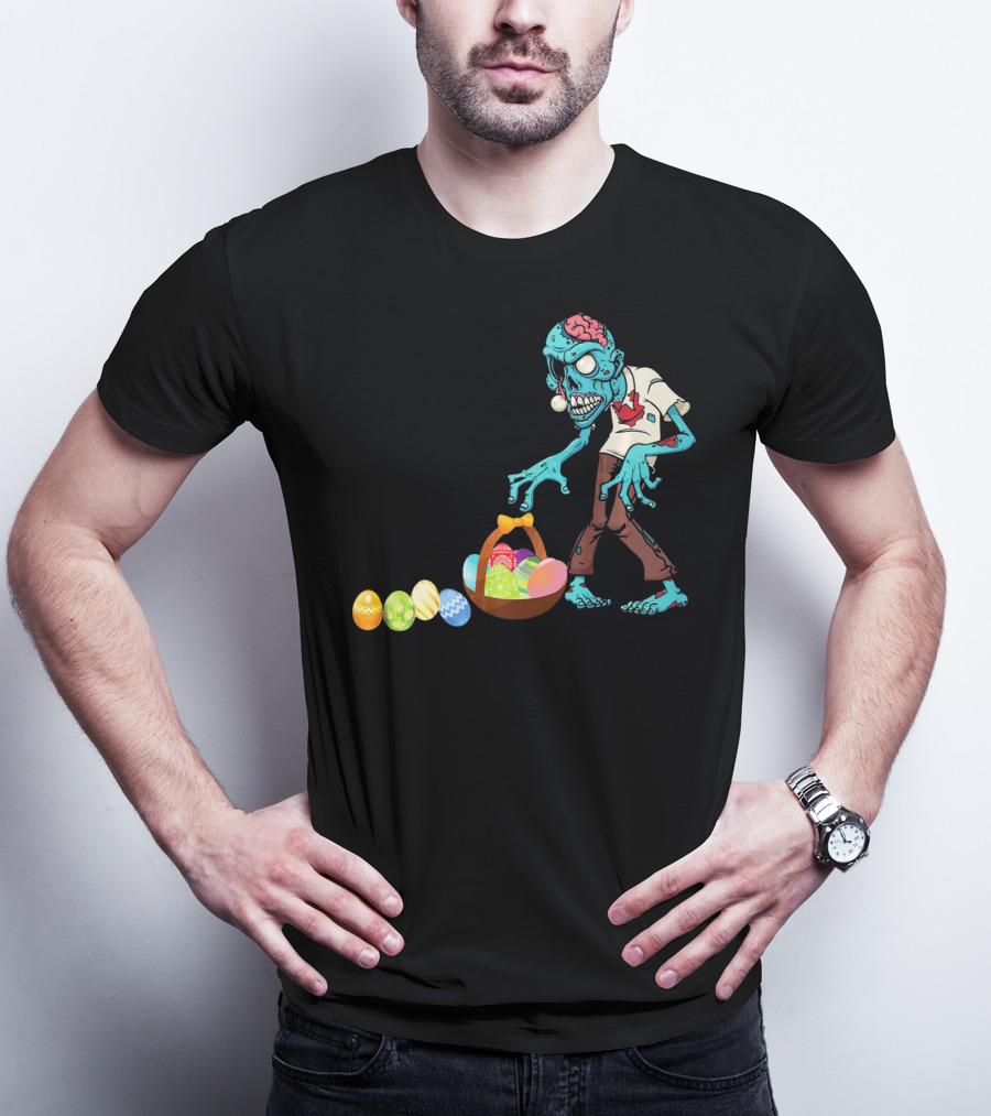 Zombie Easter Egg Hunt Adventure T-Shirt