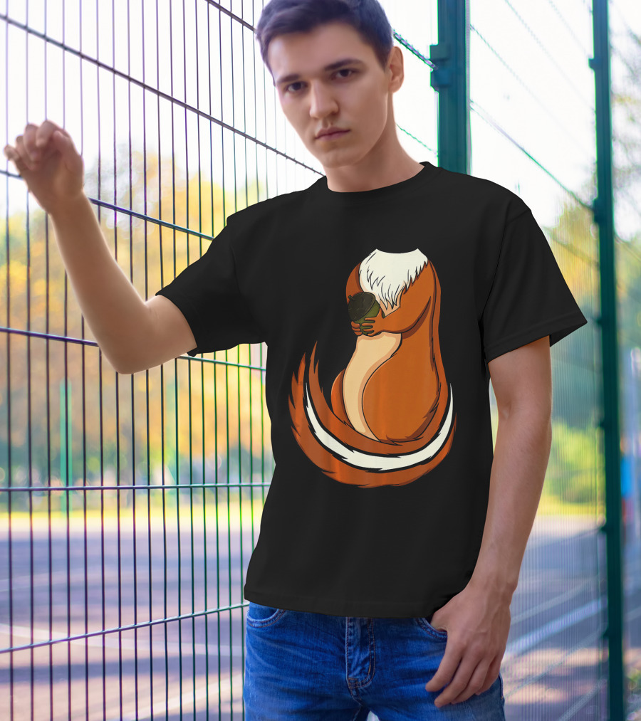 Chipmunk Holding Acorn T-Shirt
