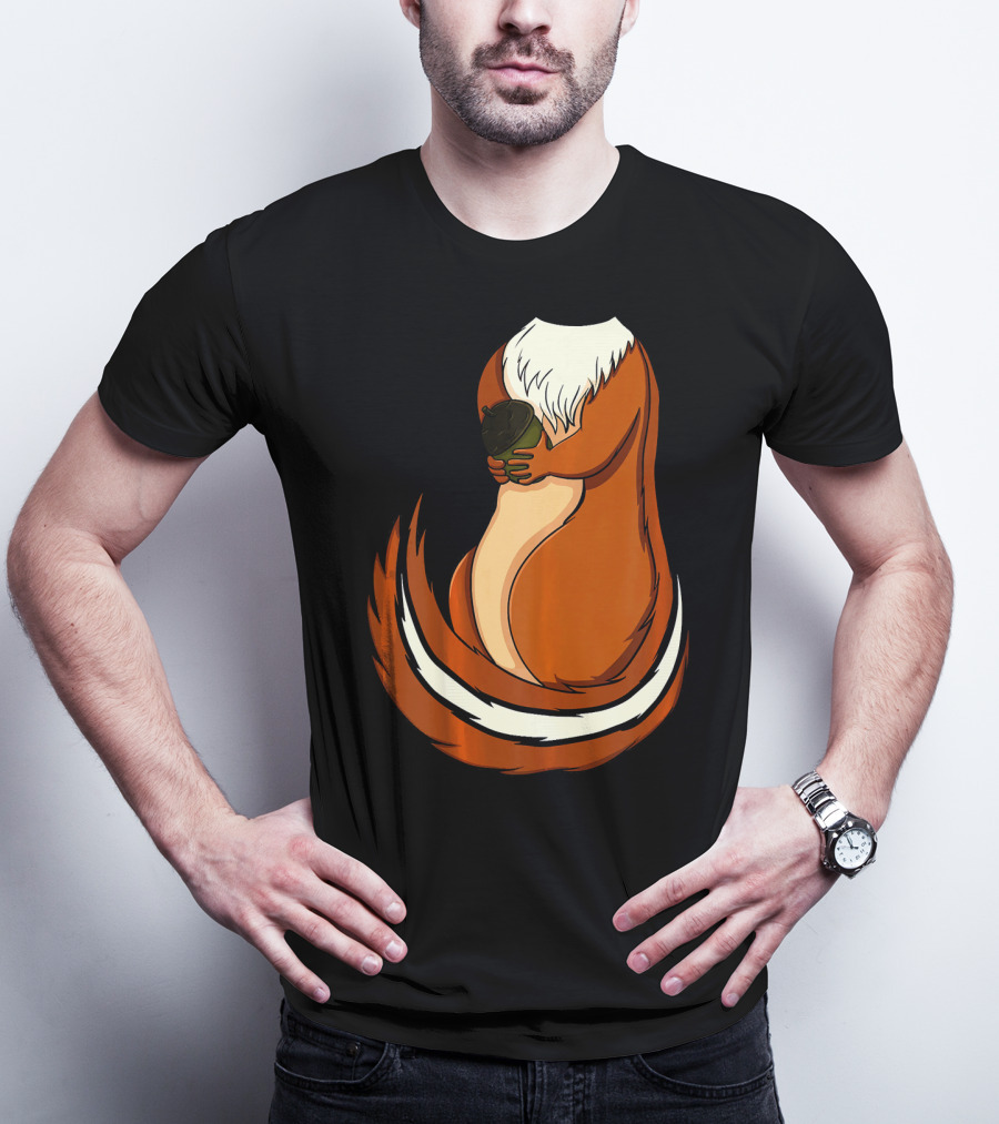 Chipmunk Holding Acorn T-Shirt