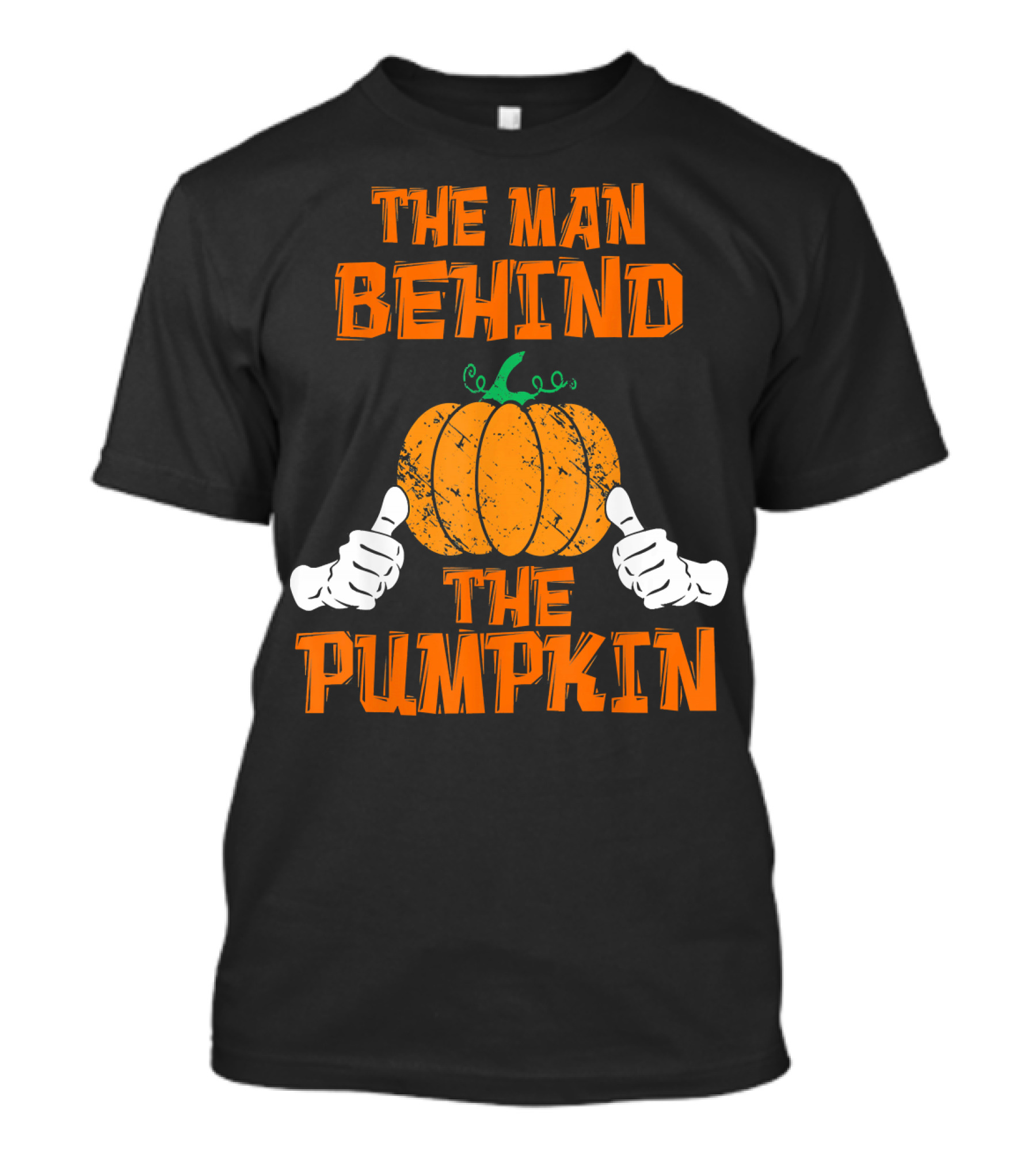 The Man Behind The Pumpkin Halloween Pregnancy Reveal T-Shirt