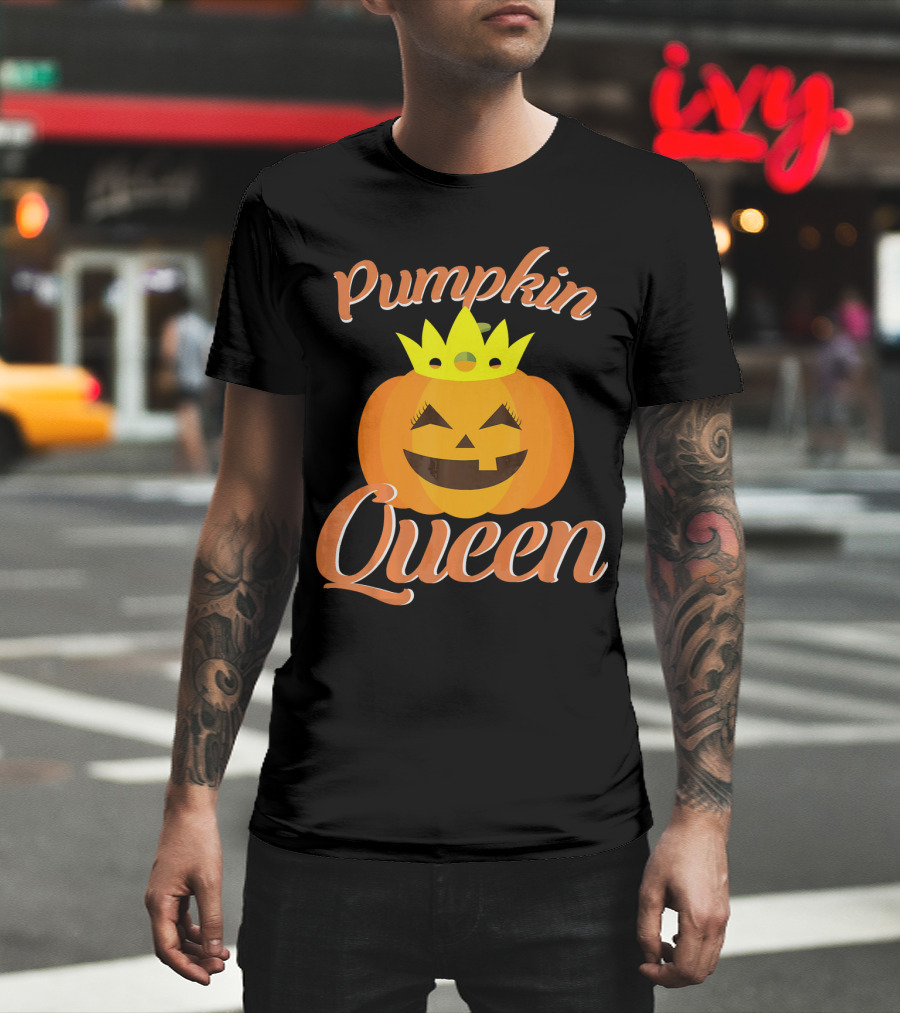 Pumpkin Queen Halloween Crown T-Shirt