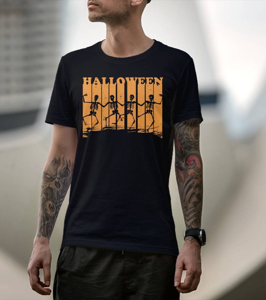 Halloween Dancing Skeletons T-Shirt