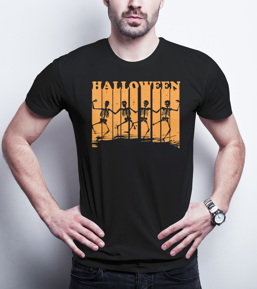 Halloween Dancing Skeletons T-Shirt