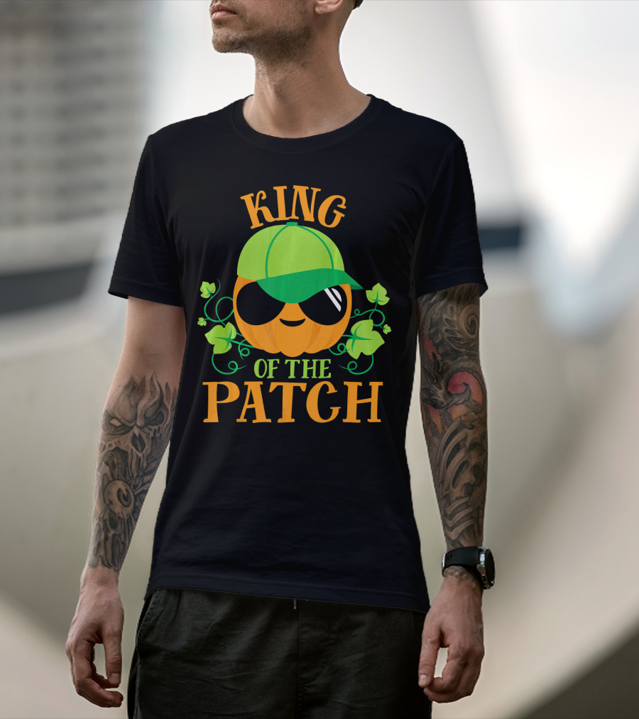 King Of The Patch Pumpkin Matching Famil T-Shirt