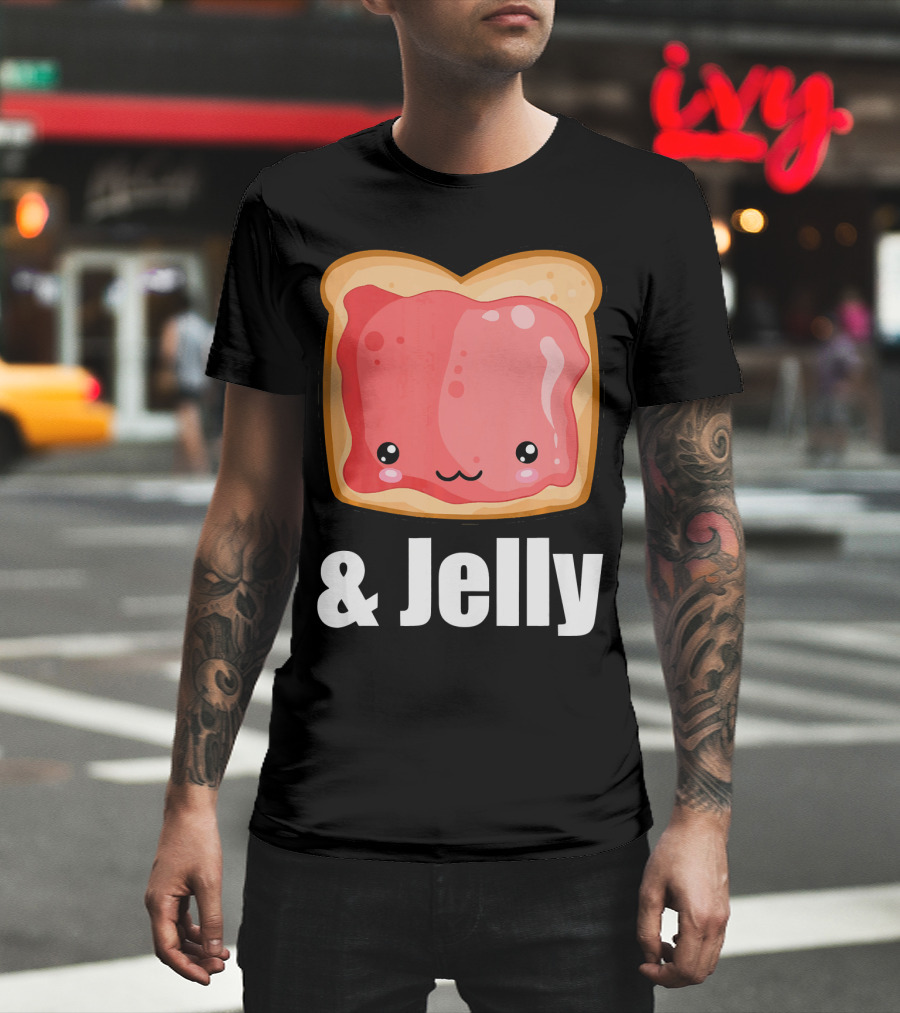 Kawaii Jelly Toast Cute Cartoon PB&J Matchi T-Shirt