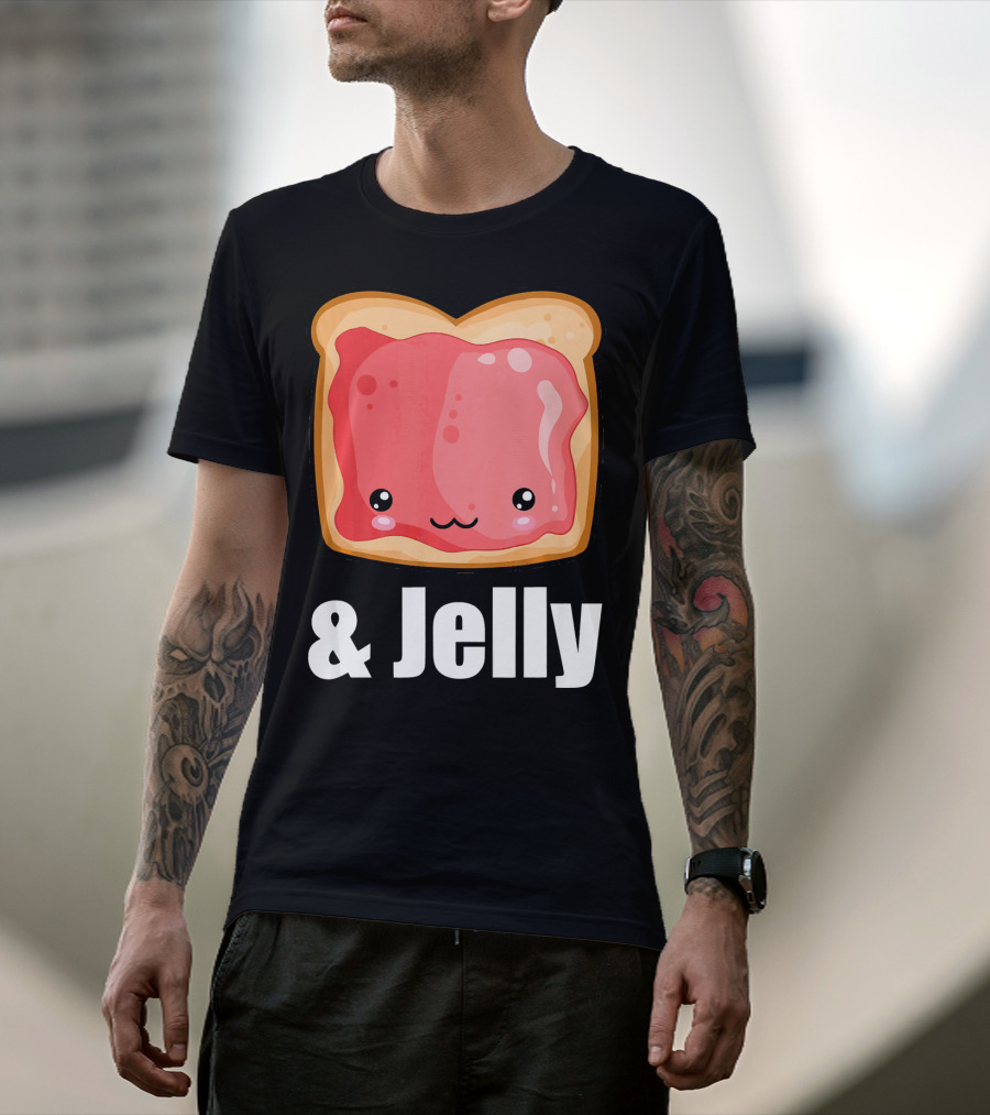Kawaii Jelly Toast Cute Cartoon PB&J Matchi T-Shirt