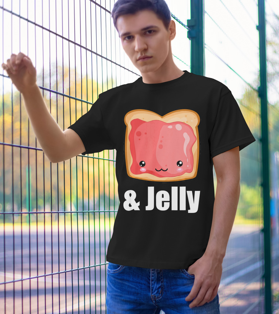 Kawaii Jelly Toast Cute Cartoon PB&J Matchi T-Shirt