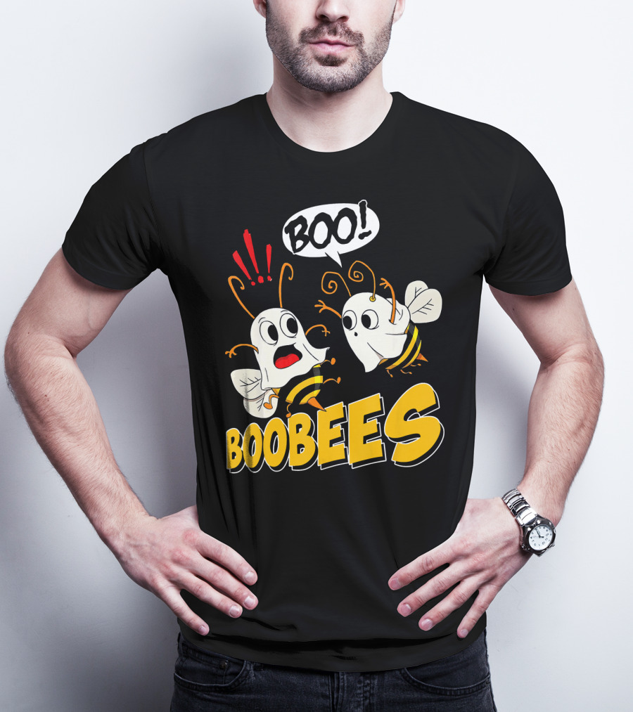 BOO Boobees Happy Halloween Day T-Shirt