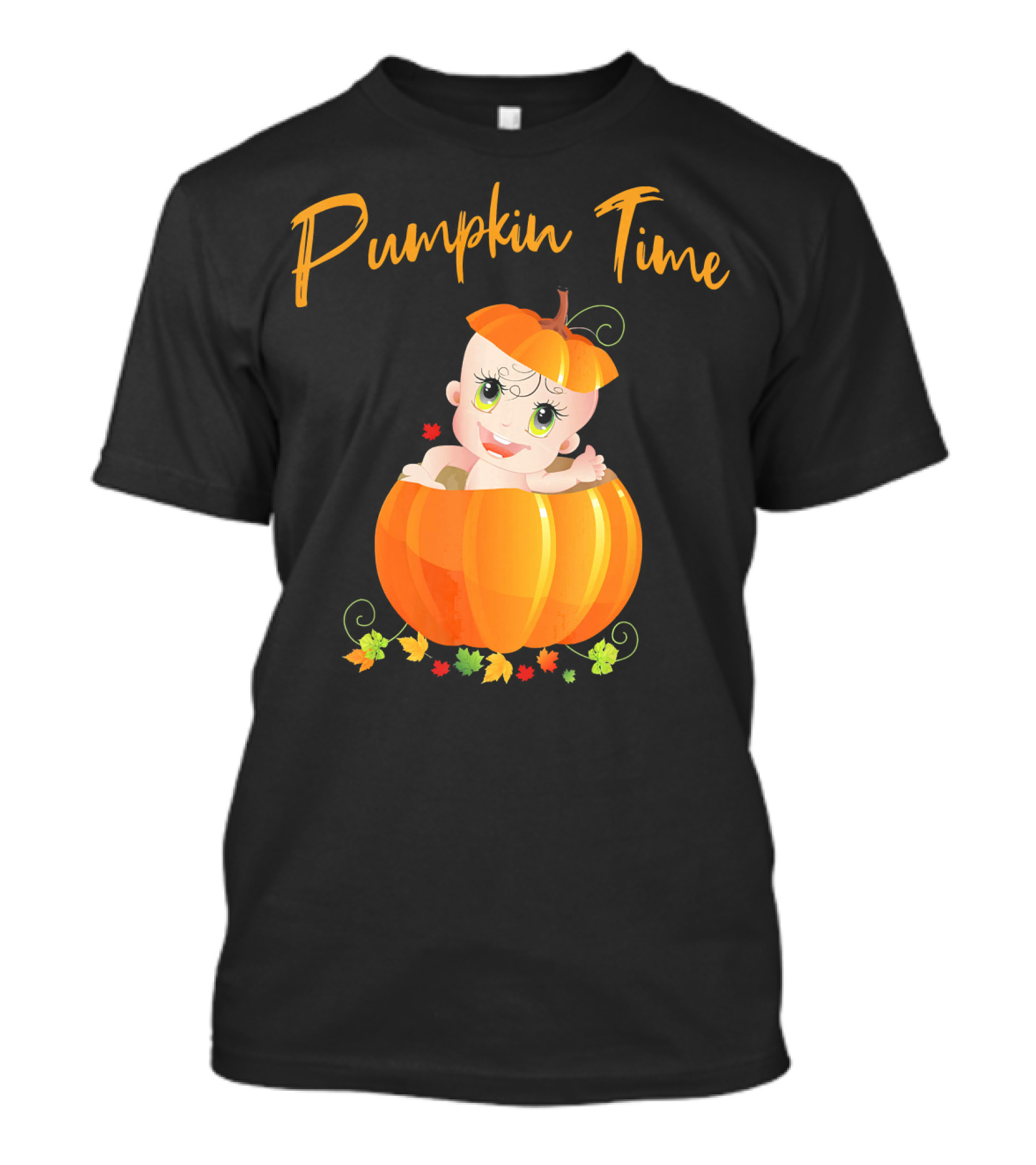 Pumpkin Time Baby Halloween Pumpkin T-Shirt