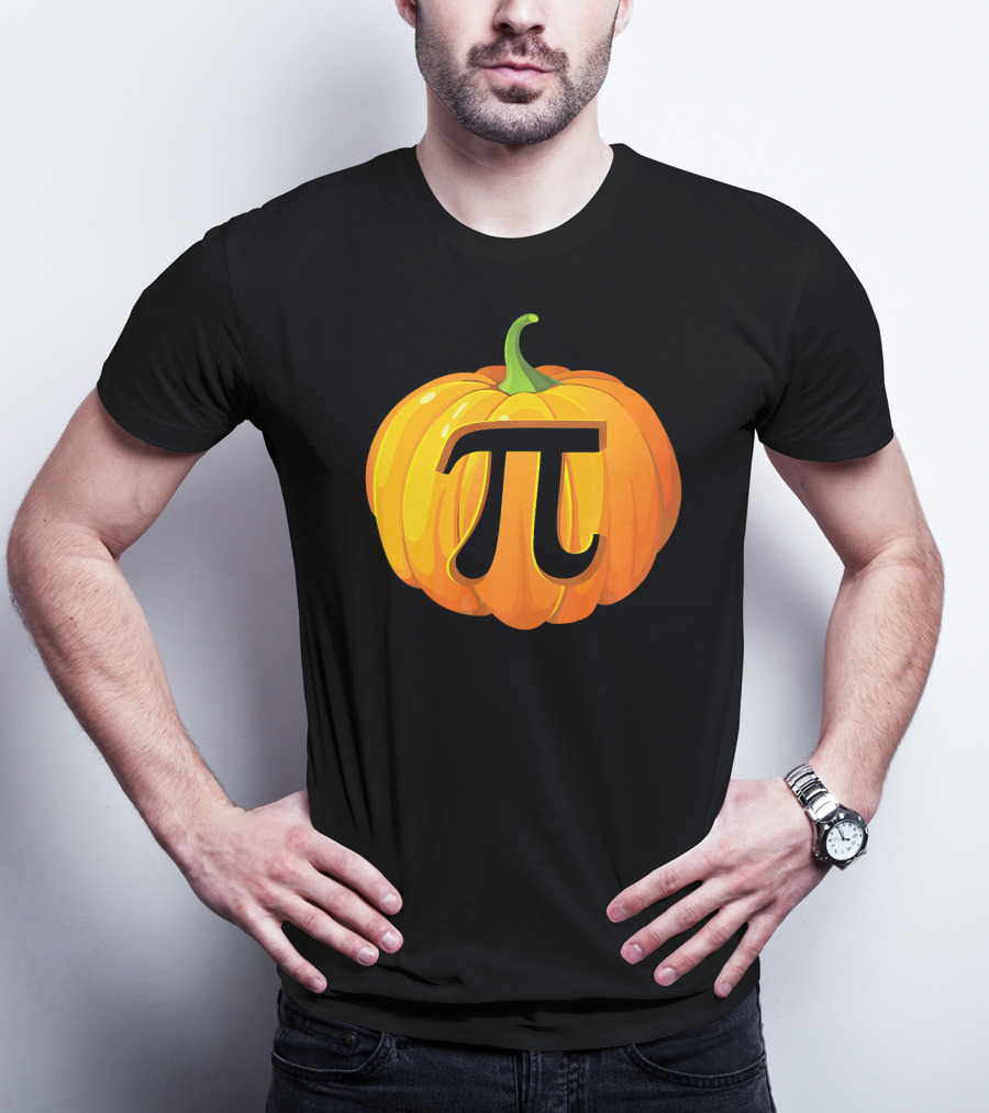 Pumpkin Pi Symbol Halloween Mashup T-Shirt