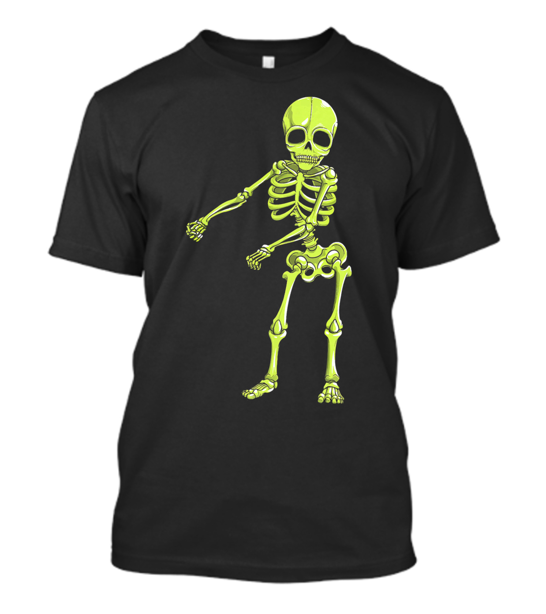 Floss Dance Neon Skeleton T-Shirt
