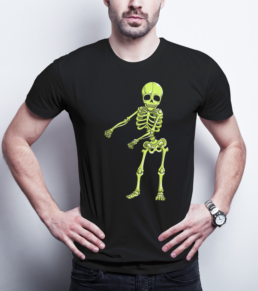 Floss Dance Neon Skeleton T-Shirt