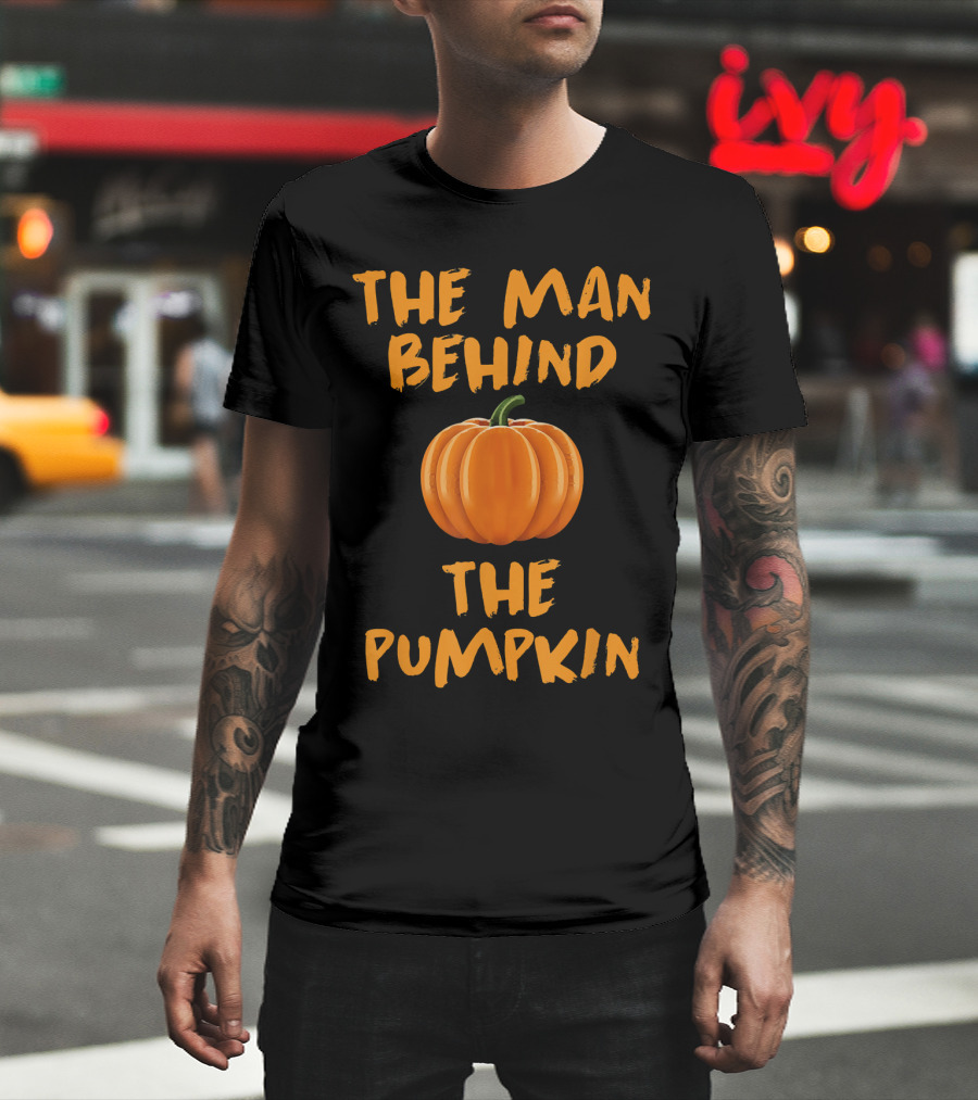 Halloween The Man Behind The Pumpkin T-Shirt