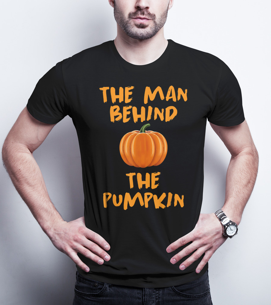 Halloween The Man Behind The Pumpkin T-Shirt