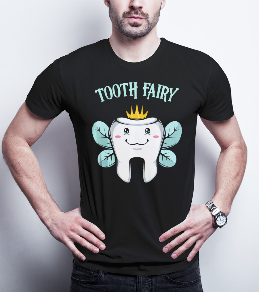 Tooth Fairy Crowned Fantasy Halloween Costume T-Shirt