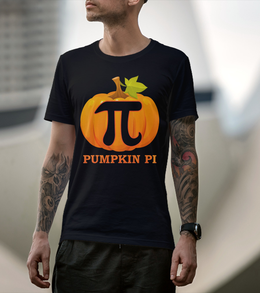 Pumpkin Pi Halloween Costume Math Pie T-Shirt